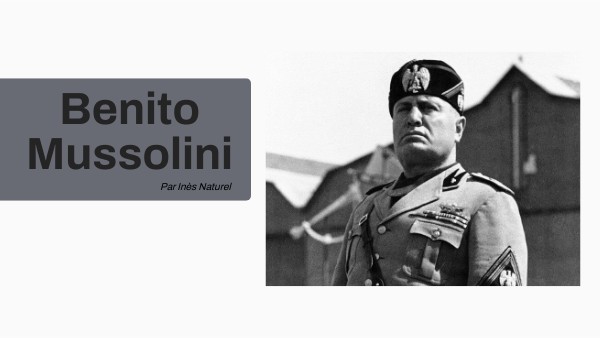 Mussolini | Genially