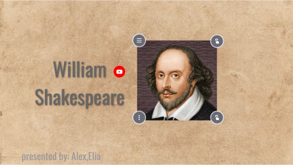 William Shakespeare (Alexander, Elia, Erik) | Genially