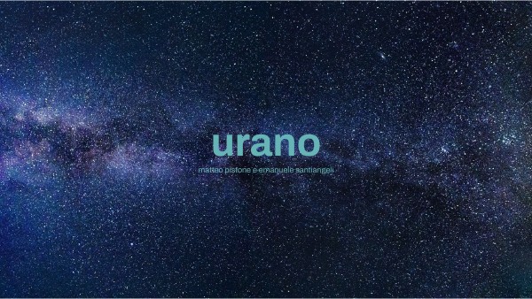 urano e nettuno | Genially