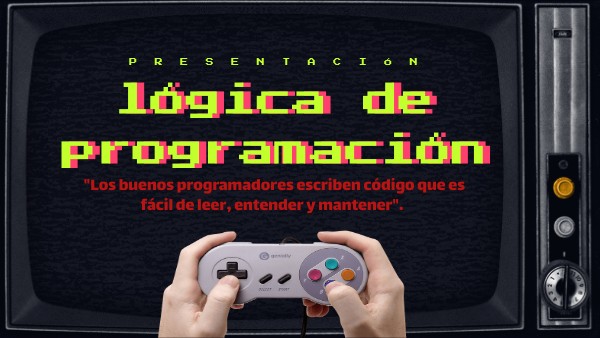 PRESENTACIÓN lógica de programación | Genially