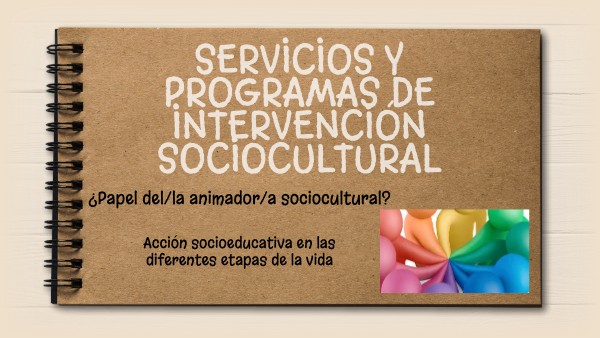 PRESENTACIÓN SERVICIOS Y PROGRAMAS