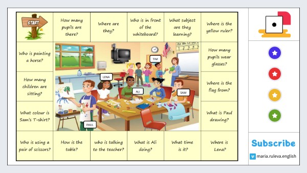 board game questions by Maria Ruleva | Genially