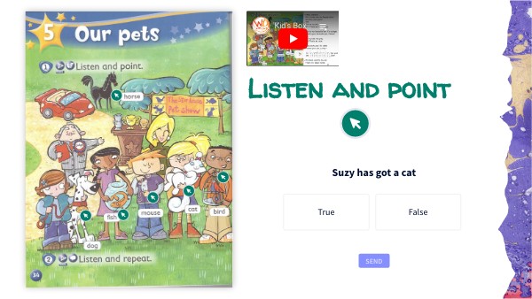 Kid's box 1 unit 5 (padlet)