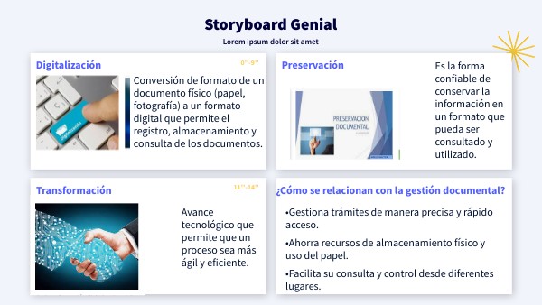 STORYBOARD GENIAL | Genially