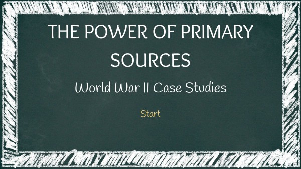 Feb. PD - Primary Source Presentation