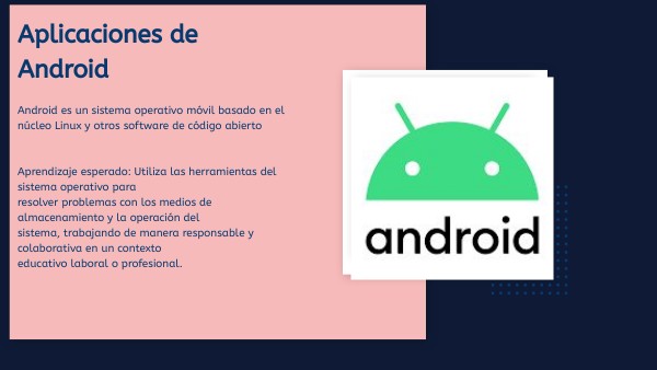 PRESENTACIÓN Android aplicaciones