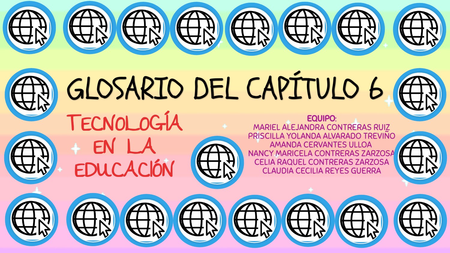 Actividad 6: Glosario en GENIALLY del Capítulo 6.