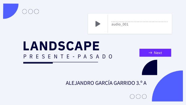 LANDSCAPE ALEJANDRO | Genially