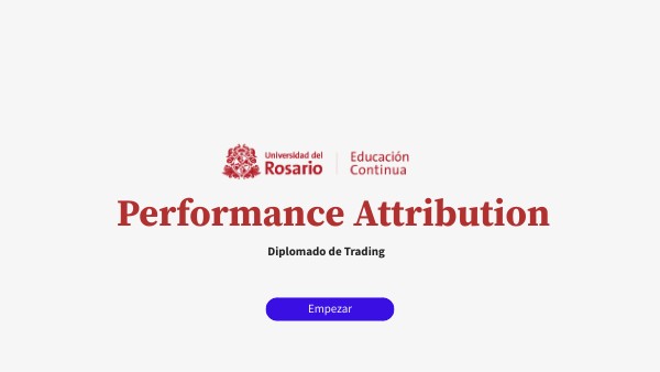 Modulo 8 - Performance Attribution | Genially