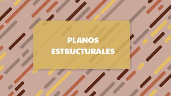 Planos estructurales