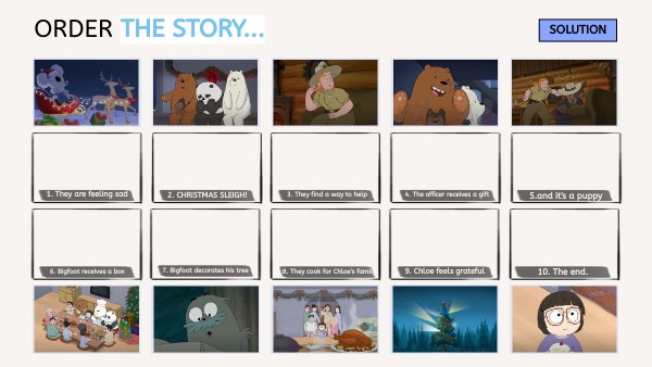 ORDER THE STORY | Genially