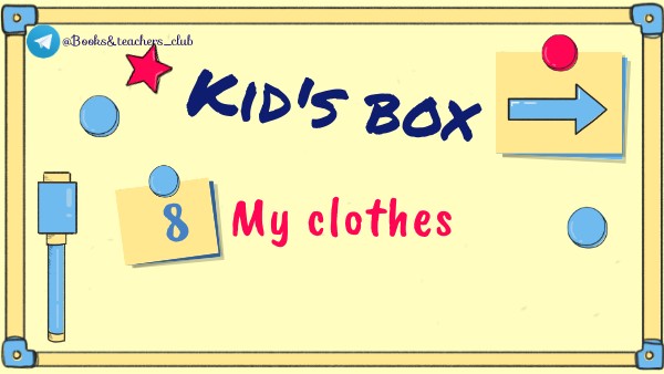 Kid's box 1. Unit 8 | Genially
