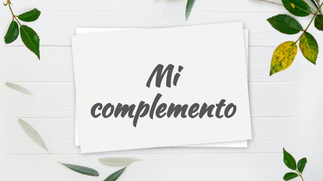 MI COMPLEMENTO