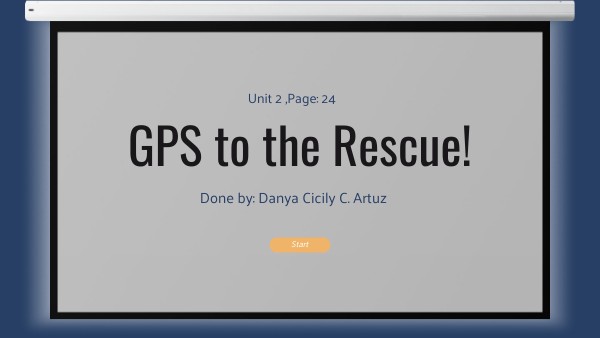GPS to the Rescue!