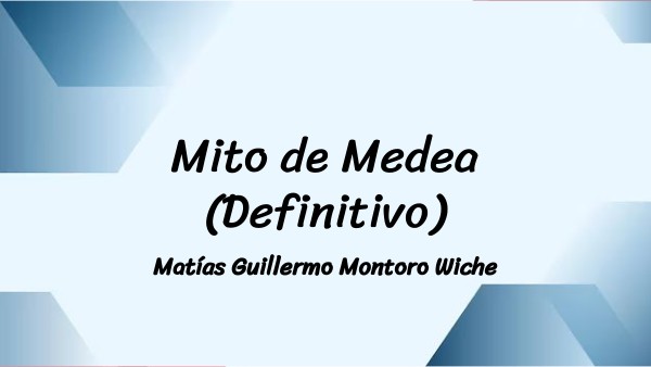 Medea Definitivo | Genially
