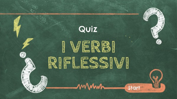 Verbi riflessivi QUIZ | Genially