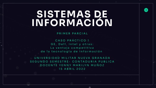 PRIMER PARCIAL SISTEMSA DE INFORMACION