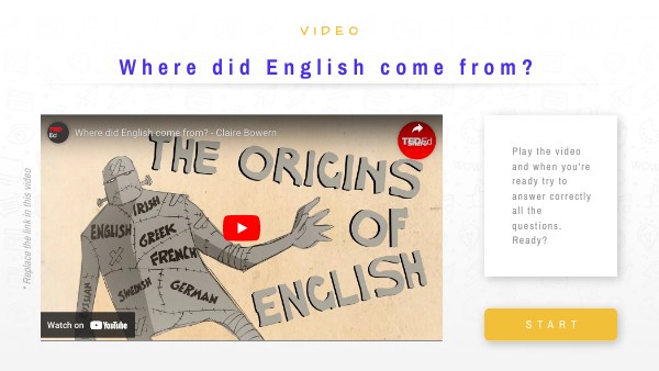 VIDEO Where did English come from? | Genially