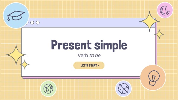 Present simple - to be | Genially