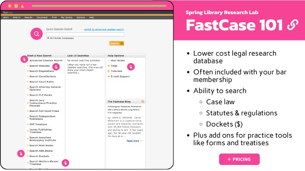 Fastcase 101 | Genially