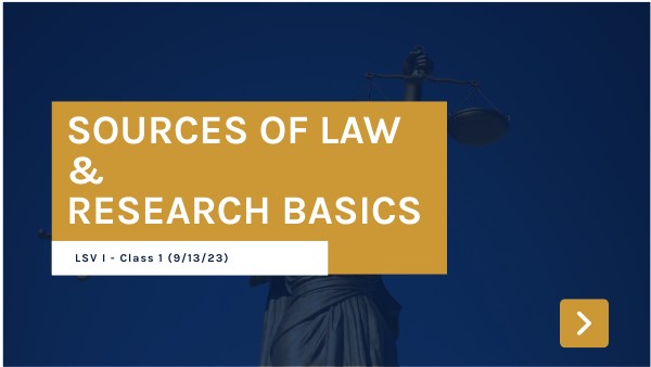 LSV I Class 1 Lecture | Genially