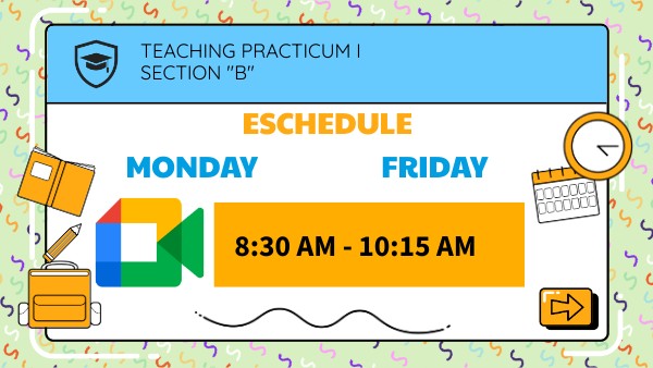 PRACTICUM SCHEDULE | Genially