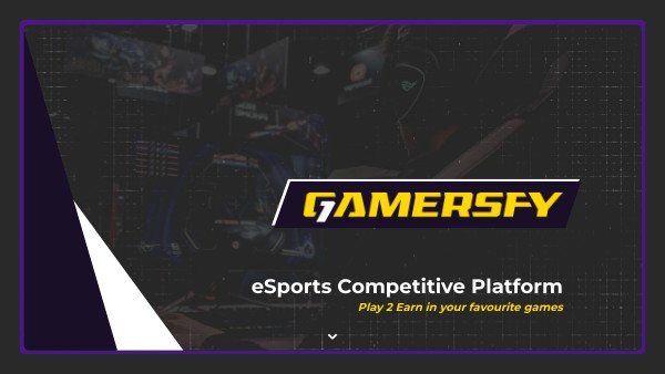 Gamersfy Crypto Pitch