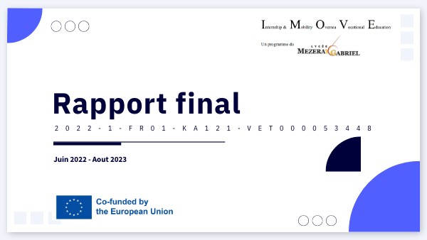 rapport 2022-2023 | Genially