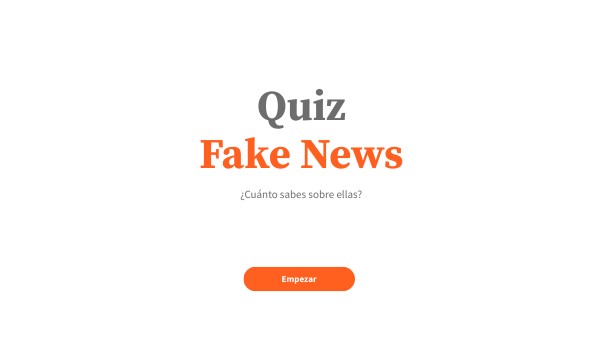 QUIZ Fake news | Genially