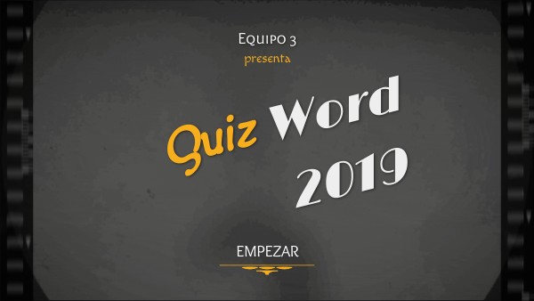 QUIZ Word 2019