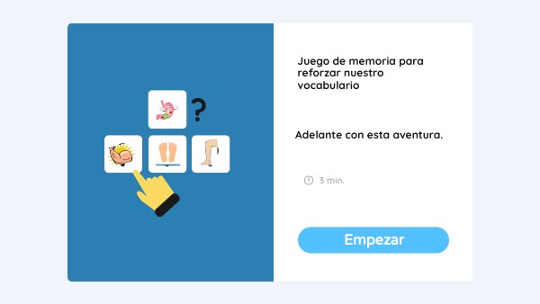 JUEGO PARA REFORZAR EL VOCABULARIO Y LA MEMORIA | Genially