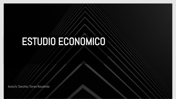 ESTUDIO ECONOMICO
