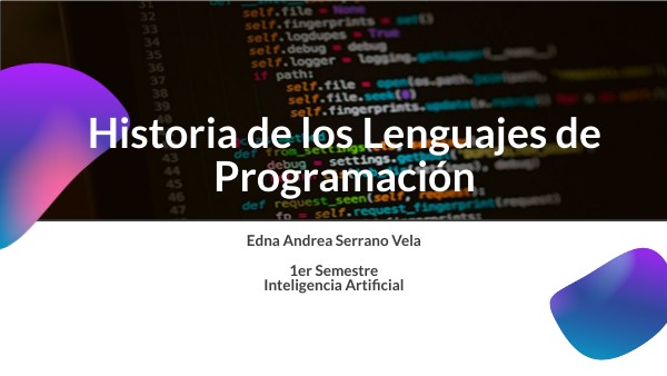 Historia de los Lenguajes de Programación