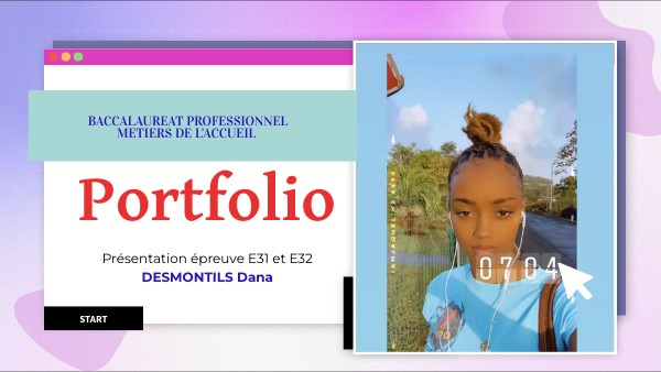PORTFOLIO PRESENTATION EPREUVE E31 ET E32 | Genially