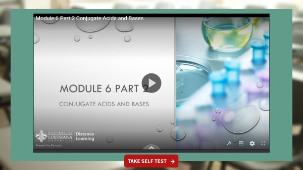 Module 6 Part 2 Conjugate Acids and Bases | Genially