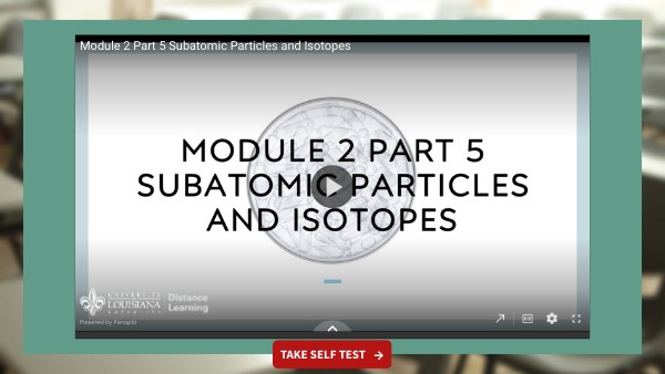 Module 2 Part 5 Subatomic Particles and Isotopes