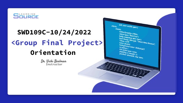 Group Project - Orientation