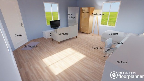 Mein Zimmer | Genially