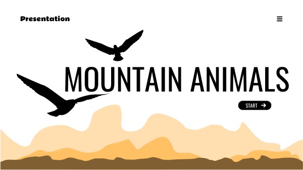 MOUNTAIN ANIMALS and their animal verse