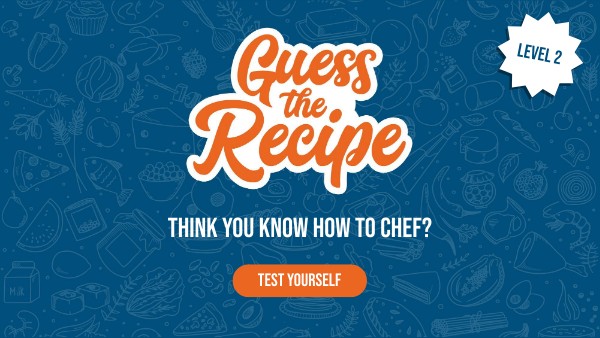 Guess the Recipe - Advanced | Genially