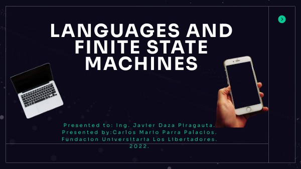 LANGUAGES AND FINITE STATE MACHINES