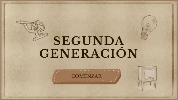 Presentación Segunda Generación