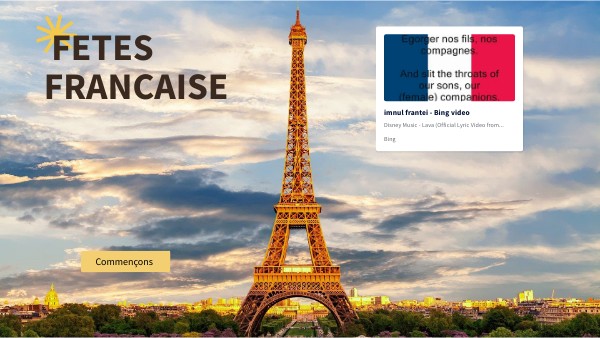 Fetes Francaise | Genially