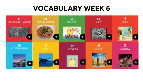 Vocabulary week 6