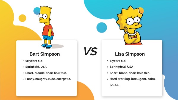 CHARACTER COMPARISON | Genially