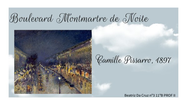 Boulevard Montmartre de Noite | Genially