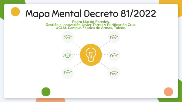 MAPA CONCEPTUAL DECRETO 81/2022 (Parte 2)