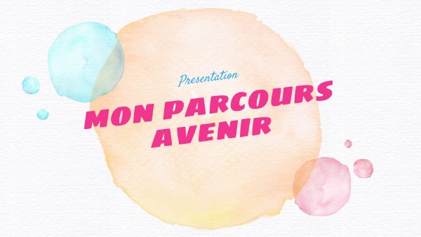 Parcours avenir | Genially