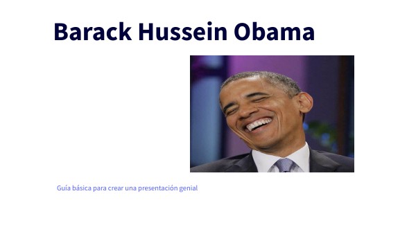 OBAMA BIOGRAPHY | Genially