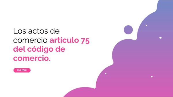 los actos de comercio | Genially